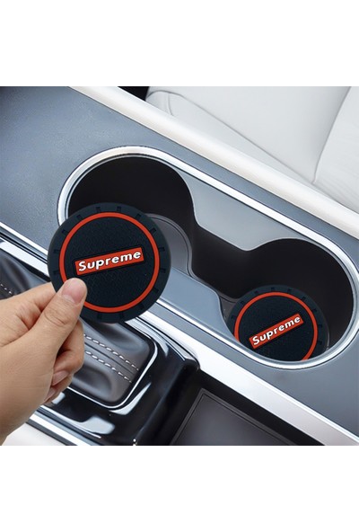 Supreme Uyumlu Silikon Bardaklık Altı