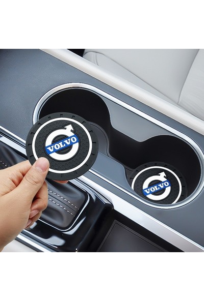 Volvo Uyumlu Silikon Bardaklık Altı