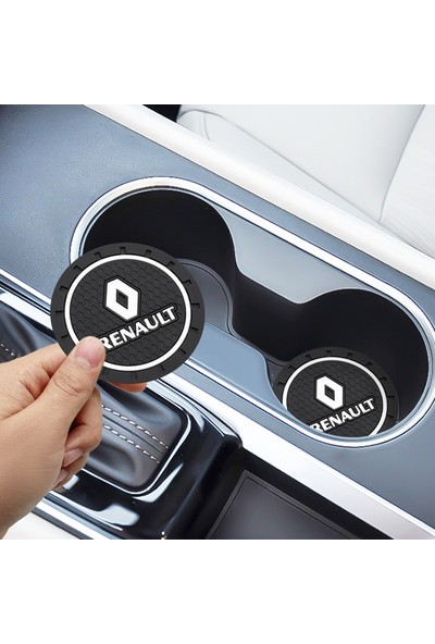 Renault Uyumlu Silikon Bardaklık Altı