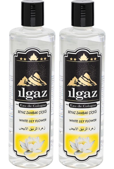 Ilgaz Elit 400 ml 2'li 60° Beyaz Zambak Kolonyası Ilgaz Elit 400 ml 2'li 60° Beyaz Zambak Kolonyası
