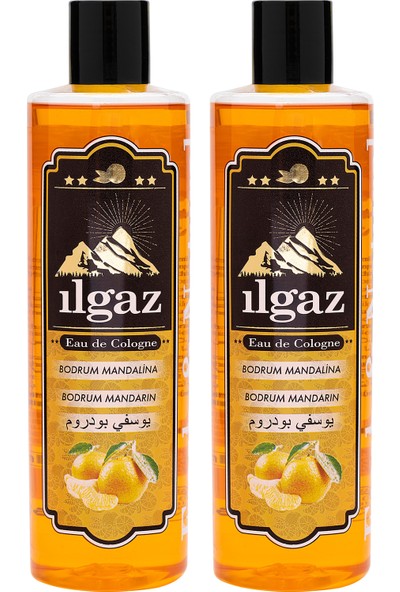 Ilgaz Elit 400 ml 2'li 70° Bodrum Mandalina Kolonyası