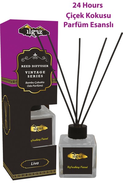 Ilgaz Vintage Series Liva 100 ml Bambu Çubuklu Oda Kokusu