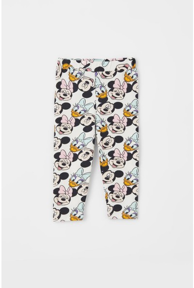 Defacto Kız Bebek Minnie Mouse Lisanslı Uzun Tayt U9224A221SM