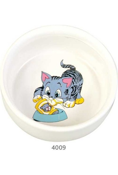 Trixie Kedi Seramik Mama Su Kabı, 0,3LT/11CM