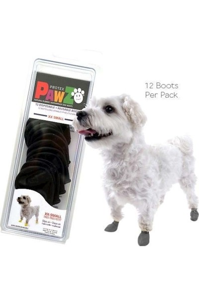 Pawz Köpek Galoşu - Siyah (Xl)