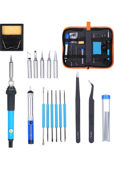 Gahome Elektrikli Havya Kiti 60W Ayarlanabilir Sıcaklık Kaynak (Yurt Dışından)