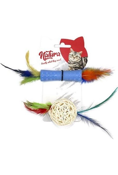Natura Plastik ve Bambu Top Ikili Kedi Diş Kaşıma Oyuncağı Natura Plastik ve Bambu Top Ikili Kedi Diş Kaşıma Oyuncağı