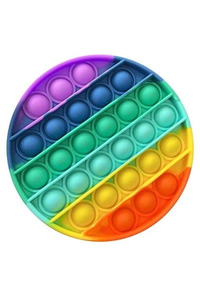 Pop It Pop-It Push Bubble Fidget Özel Pop Duyusal Oyuncak Yuvarlak Pop It Pop-It Push Bubble Fidget Özel Pop Duyusal Oyuncak Yuvarlak