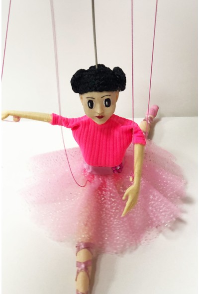 Uçaneller Kuklaevi Ipli Balerin Kuklası