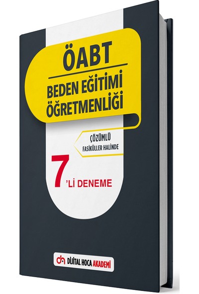 Dijital Hoca ÖABT Beden Eğitimi Öğretmenliği 7 Deneme Çözümlü Dijital Hoca ÖABT Beden Eğitimi Öğretmenliği 7 Deneme Çözümlü
