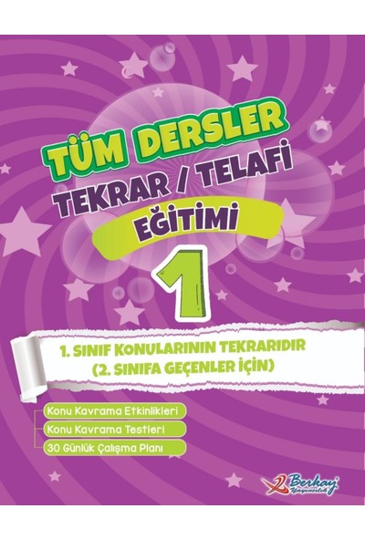 Berkay Yayınları Tüm Dersler Tekrar Telafi Eğitimi