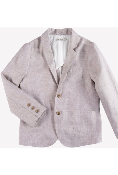 OZMOZ Erkek Çocuk Keten Blazer Ceket