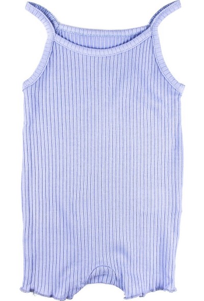 Molishion Kız Bebek Çocuk Fitilli Ribana Askılı Tulum Açık Lila Molishion Kız Bebek Çocuk Fitilli Ribana Askılı Tulum Açık Lila