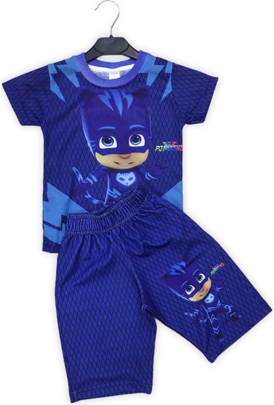 Dıgıl Kids Pijamaskeliler Kostüm Kedi Çocuk Pj Masks Pjmask Şortlu Takım Dıgıl Kids Pijamaskeliler Kostüm Kedi Çocuk Pj Masks Pjmask Şortlu Takım
