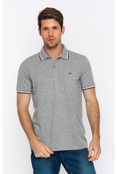 Basics&more Erkek Polo Yaka T-Shirt