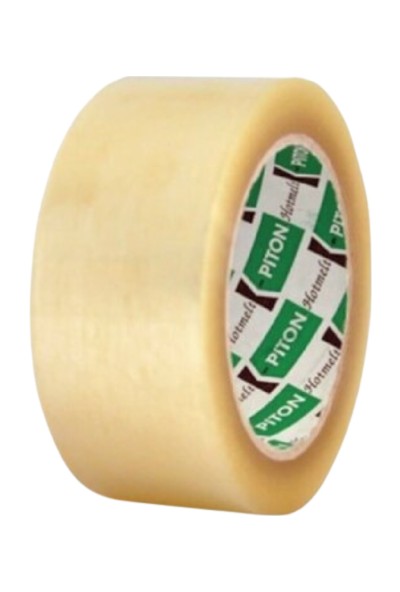 Piton Şeffaf Koli Bantı 45 mm x 100 mt 6'lı Piton Şeffaf Koli Bantı 45 mm x 100 mt 6'lı