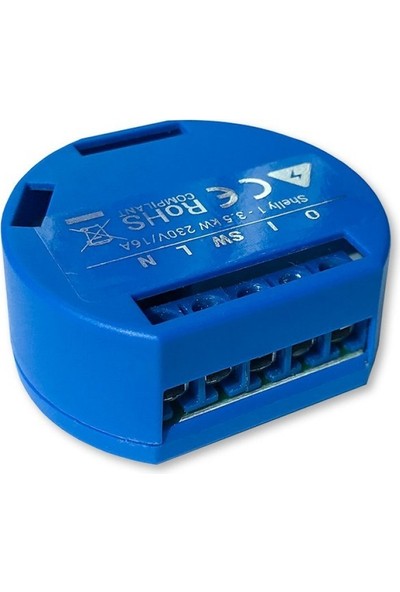 Shelly 1 16A Akıllı Wifi Anahtarı - Güç Ölçer Shelly 1 16A Akıllı Wifi Anahtarı - Güç Ölçer