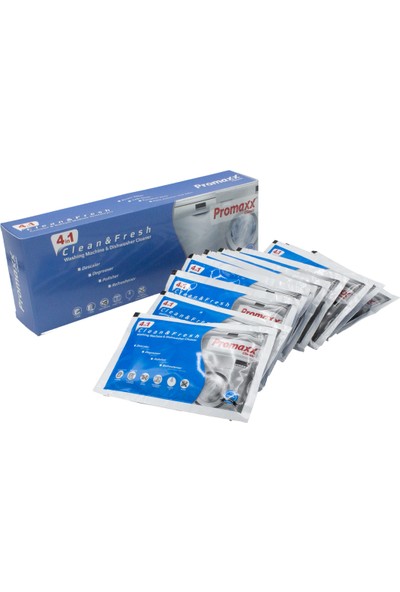 Promaxx Classic Çamaşır Ve Bulaşık Makinası Temizleyici 40GR x 10 Adet