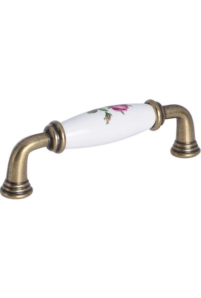 Porcellana Perla Yakut 96 mm Dolap Çekmece Kulpları Antik Sarı Porcellana Perla Yakut 96 mm Dolap Çekmece Kulpları Antik Sarı