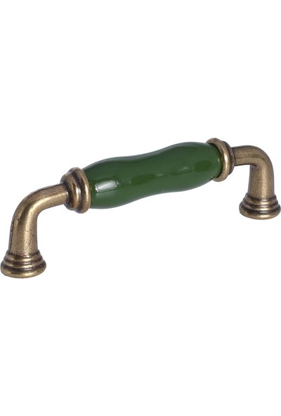 Porcellana Perla Safir 96 mm Dolap Çekmece Kulpları Antik Sarı Opak Yeşil Porcellana Perla Safir 96 mm Dolap Çekmece Kulpları Antik Sarı Opak Yeşil
