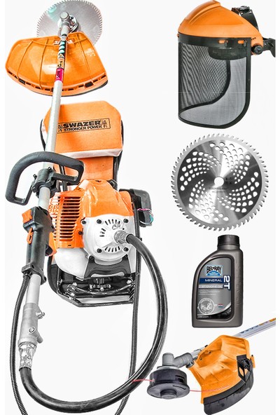 Swazer Sırt Tipi Benzinli Motorlu Tırpan Swazer Sırt Tipi Benzinli Motorlu Tırpan