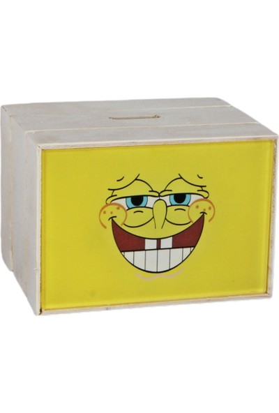 Hediyekanalı Sünger Bob LED Işıklı Kumbara