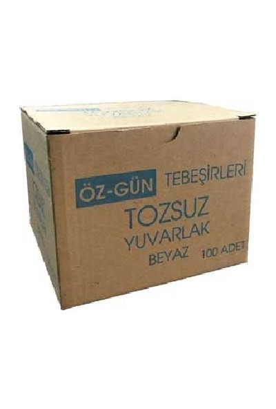 Özgün Tebeşir Yuvarlak Beyaz 100'LÜ Özgün Tebeşir Yuvarlak Beyaz 100'LÜ