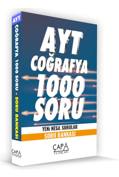 Çapa Yayınları AYT Coğrafya Soru Bankası
