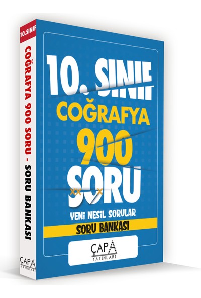 Çapa Yayınları 10. Sınıf Coğrafya Soru Bankası