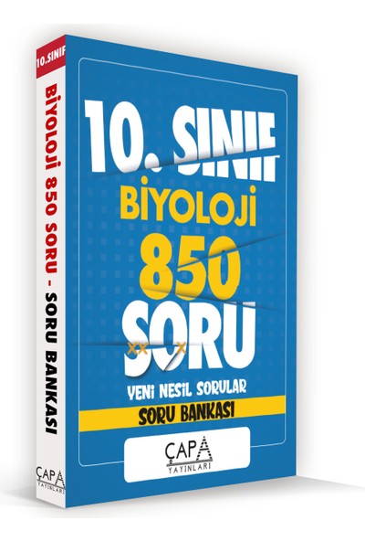 Çapa Yayınları 10. Sınıf Biyoloji Soru Bankası