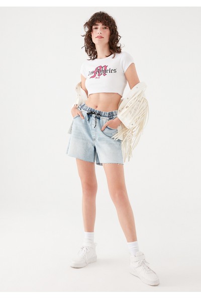 Mavi Kadın Melda Sporty Açık Mavi Denim Şort 1462235143 Mavi Kadın Melda Sporty Açık Mavi Denim Şort 1462235143