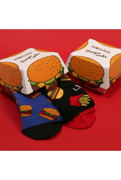 Hogso | Burger Socks In Box