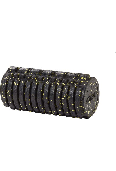 Actifoam Orta Sert Tırtıklı Masaj Rulosu Foam Roller Siyah+Sarı Actifoam Orta Sert Tırtıklı Masaj Rulosu Foam Roller Siyah+Sarı