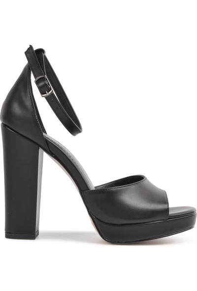 Pierre Cardin 50168 Siyah Kadın Yüksek Topuklu Ayakkabı