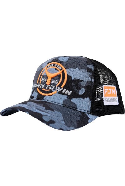Fujin Black Camo Tuna Balıçı Şapkası Fujin Black Camo Tuna Balıçı Şapkası
