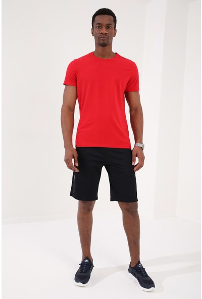 Tommy Life Lacivert Erkek Tek Fermuar Cep Detaylı Bağcıklı Standart Kalıp Şort - 81202