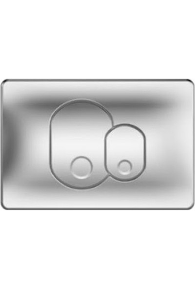 Vitra 711-1085 Kumanda Paneli,çift Kademeli Mat Krom Vitra 711-1085 Kumanda Paneli,çift Kademeli Mat Krom