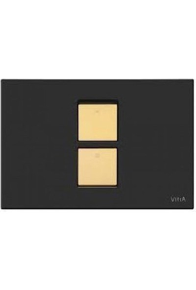 Vitra Twin2 740-0321 Kumanda Paneli Cam Siyah Altın Vitra Twin2 740-0321 Kumanda Paneli Cam Siyah Altın