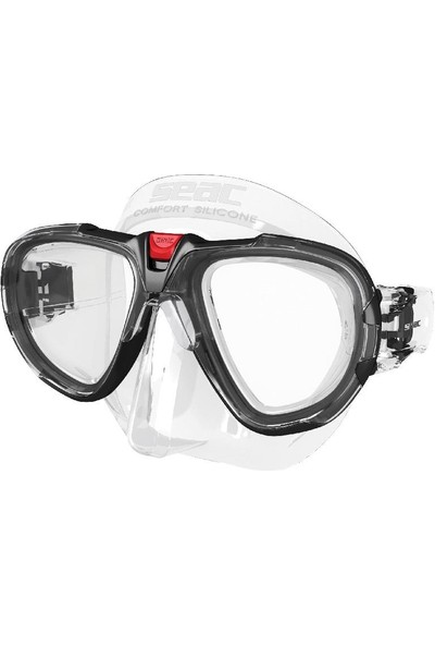 Seac Sub Dalış Maskesi Fox ( Şeffaf/siyah )