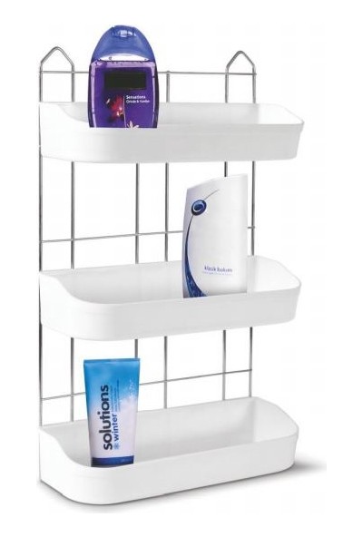 Vizyon Universal Banyo Rafı 3'lü