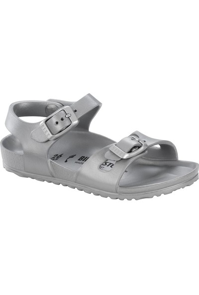 Birkenstock Rio Eva Metallic Silver Çocuk Sandalet 1003533 Birkenstock Rio Eva Metallic Silver Çocuk Sandalet 1003533