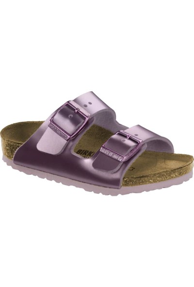 Birkenstock 1012510 Arizona Electric Metallic Lilac Kadın Terlik
