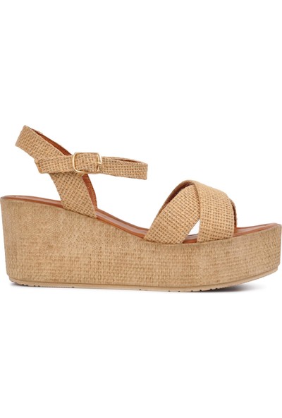 Park Fancy 702 Hasır Kadın Dolgu Topuk Sandalet Park Fancy 702 Hasır Kadın Dolgu Topuk Sandalet