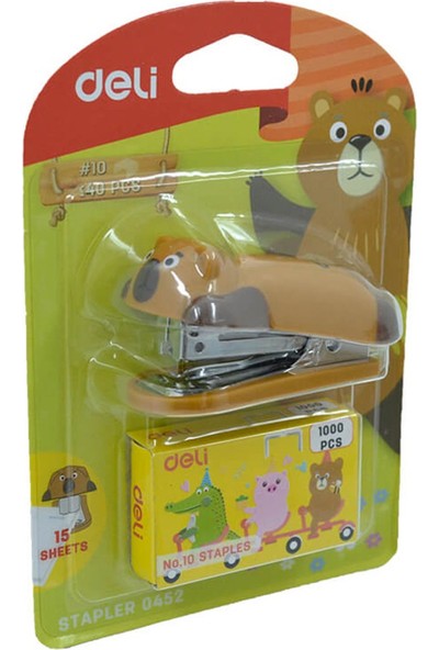 Deli 15 Sayfa Mini Zımba Seti 0452