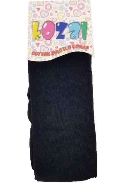 Kozal 6705 Kız Kilotlu Çorap 4/15 Yaş - Siyah - 8-9 Yaş