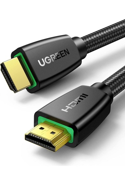 Ugreen 4K HDMI Örgülü Görüntü ve Ses Aktarma Kablosu 1.5 Metre Ugreen 4K HDMI Örgülü Görüntü ve Ses Aktarma Kablosu 1.5 Metre