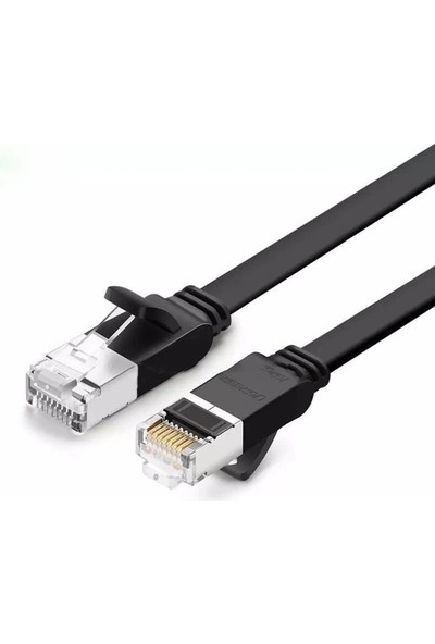 Ugreen Cat6 Flat Pure Copper Metal Konnektör UTP Ethernet Kablosu 3 Metre Ugreen Cat6 Flat Pure Copper Metal Konnektör UTP Ethernet Kablosu 3 Metre
