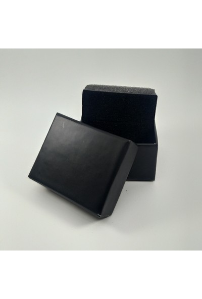 Özer Kutu Siyah Mat Sert Yüzük ( Içi Süngerli ) 50 Li Paket Özer Kutu Siyah Mat Sert Yüzük ( Içi Süngerli ) 50 Li Paket