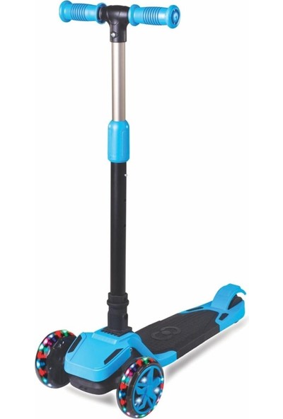 Cool Wheels Tulpar 3 Tekerlekli Işıklı Katlanır Scooter Mavi Cool Wheels Tulpar 3 Tekerlekli Işıklı Katlanır Scooter Mavi