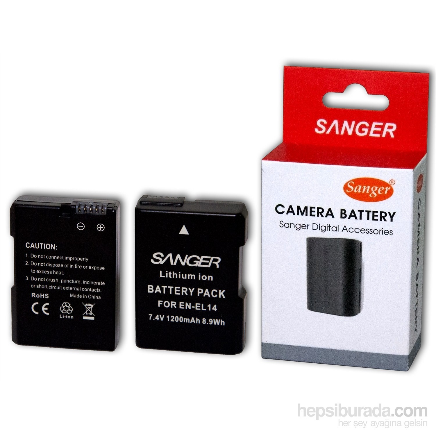 Nikon En-El14 Enel14 Sanger Batarya Pil Fiyatı - Taksit Seçenekleri